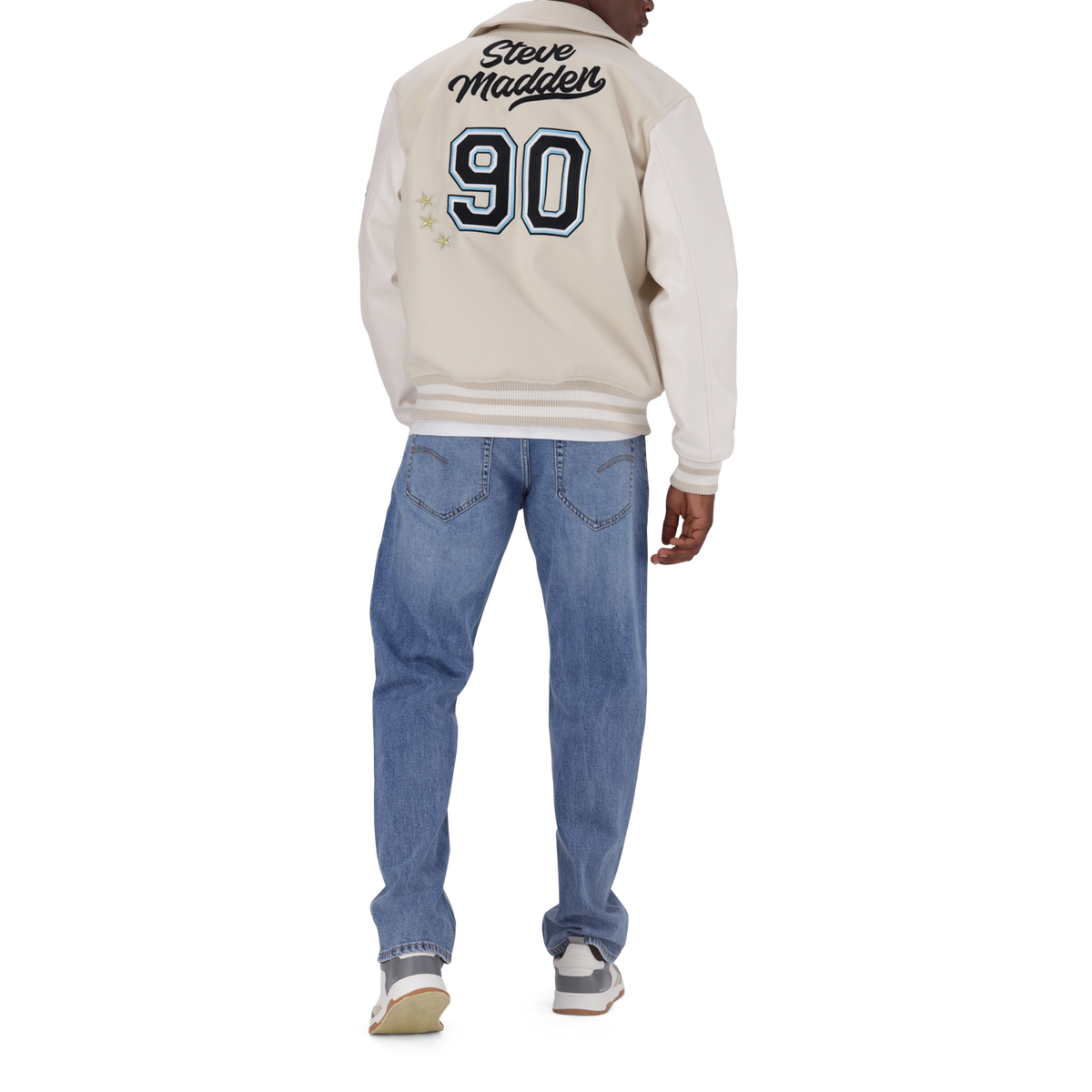 JETT CREAM BASEBALL JACKET – Steve Madden South Africa